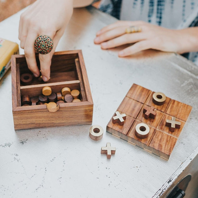 2 in 1 Checkers and Tic-Tac-Toe Game Set – Zee Bee Market LLC