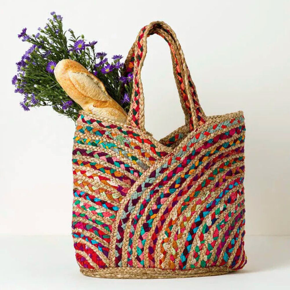 Repurposed Sari Carry-all Bag – Zee Bee Market LLC