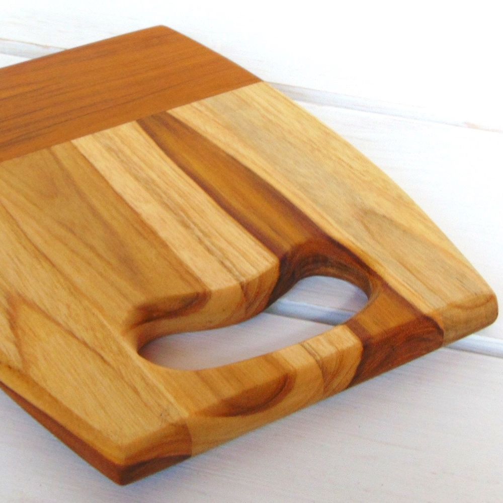 Teak Wood Barrel Cutting Board – Zee Bee Market LLC