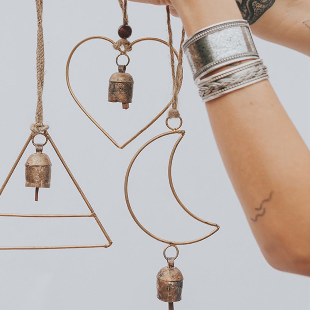 Metal Works – Tagged "Air Element Moon Bell Wind Chime - Fair Trade ...