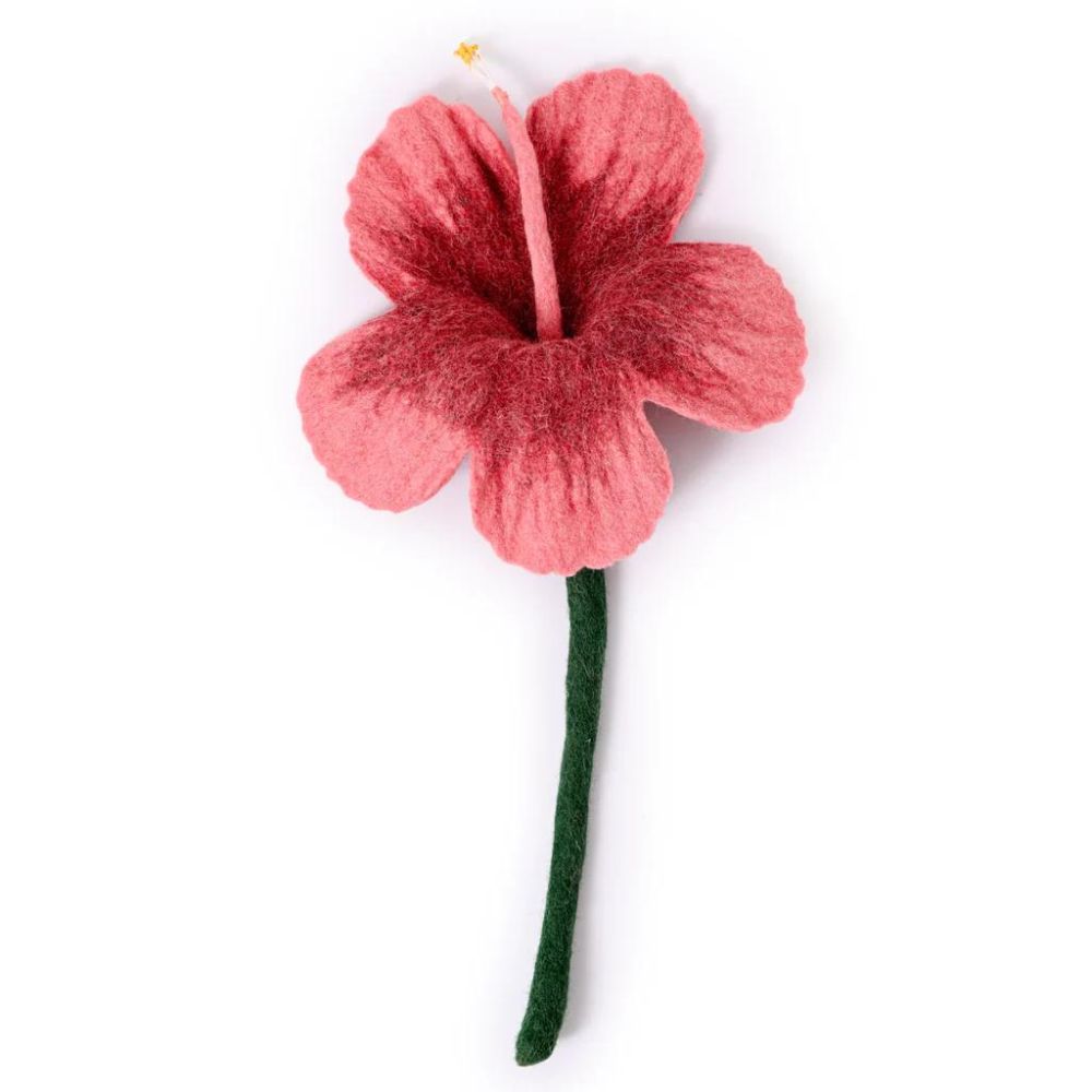 Felt Hibiscus Flower Stem – Zee Bee Market LLC