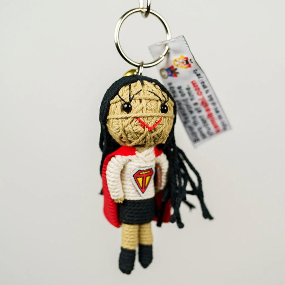 Kamibashi String Doll Keychain - Super Teacher – Zee Bee Market LLC