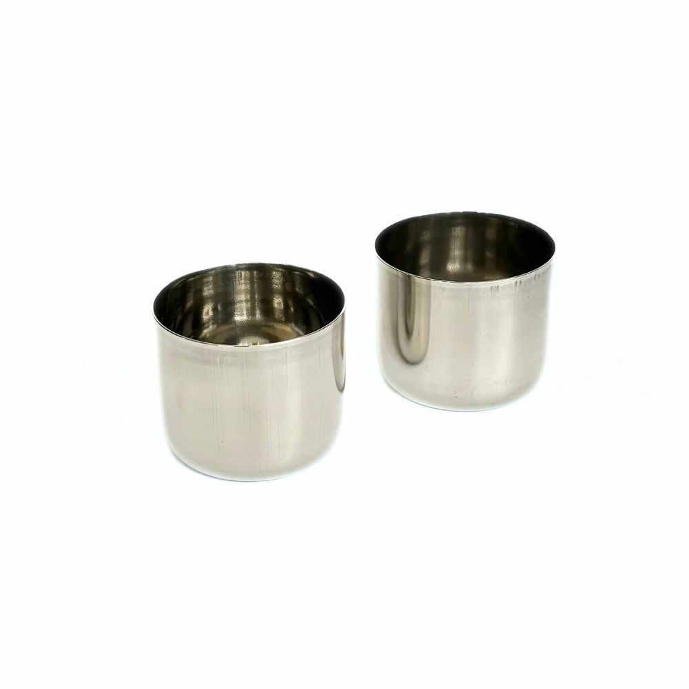Stainless Steel Spice Prep Cups - Set of 2 – Zee Bee Market LLC