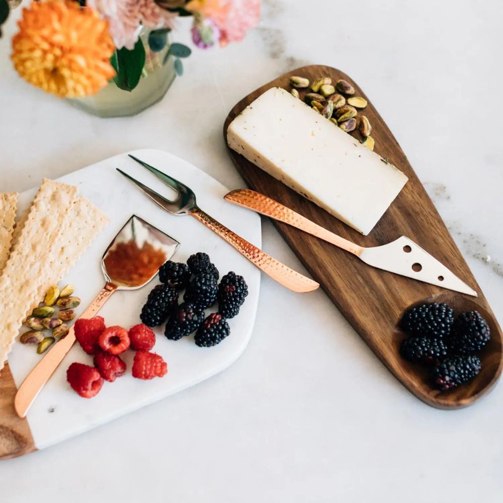 Hammered Handle Cheese Servers Set – Zee Bee Market LLC