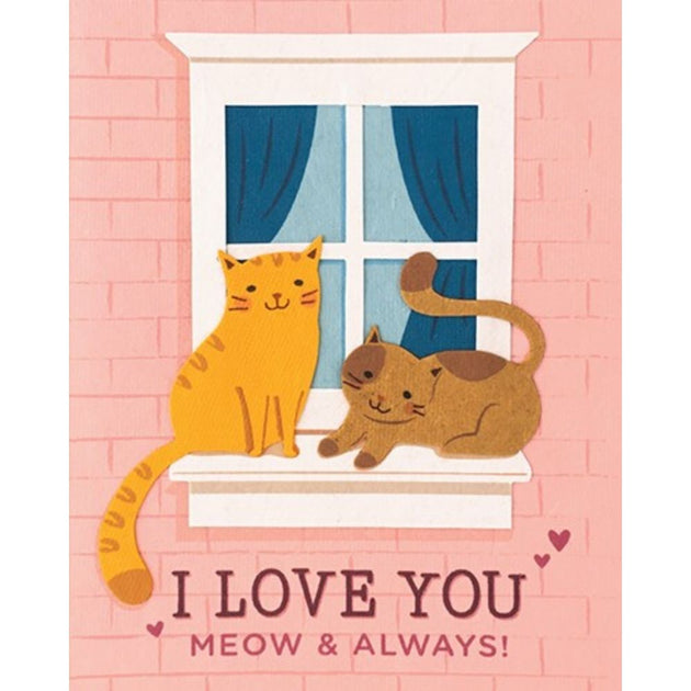 Meow and Always Love Card – Zee Bee Market LLC