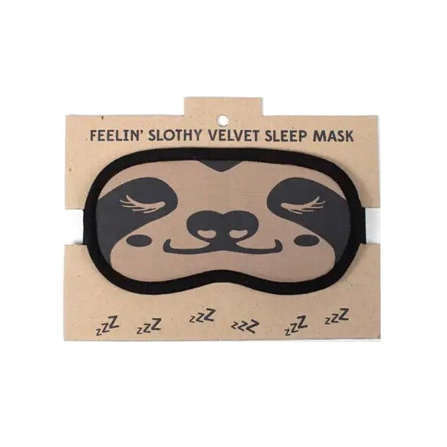 Sloth Velvet Sleep Mask – Zee Bee Market LLC