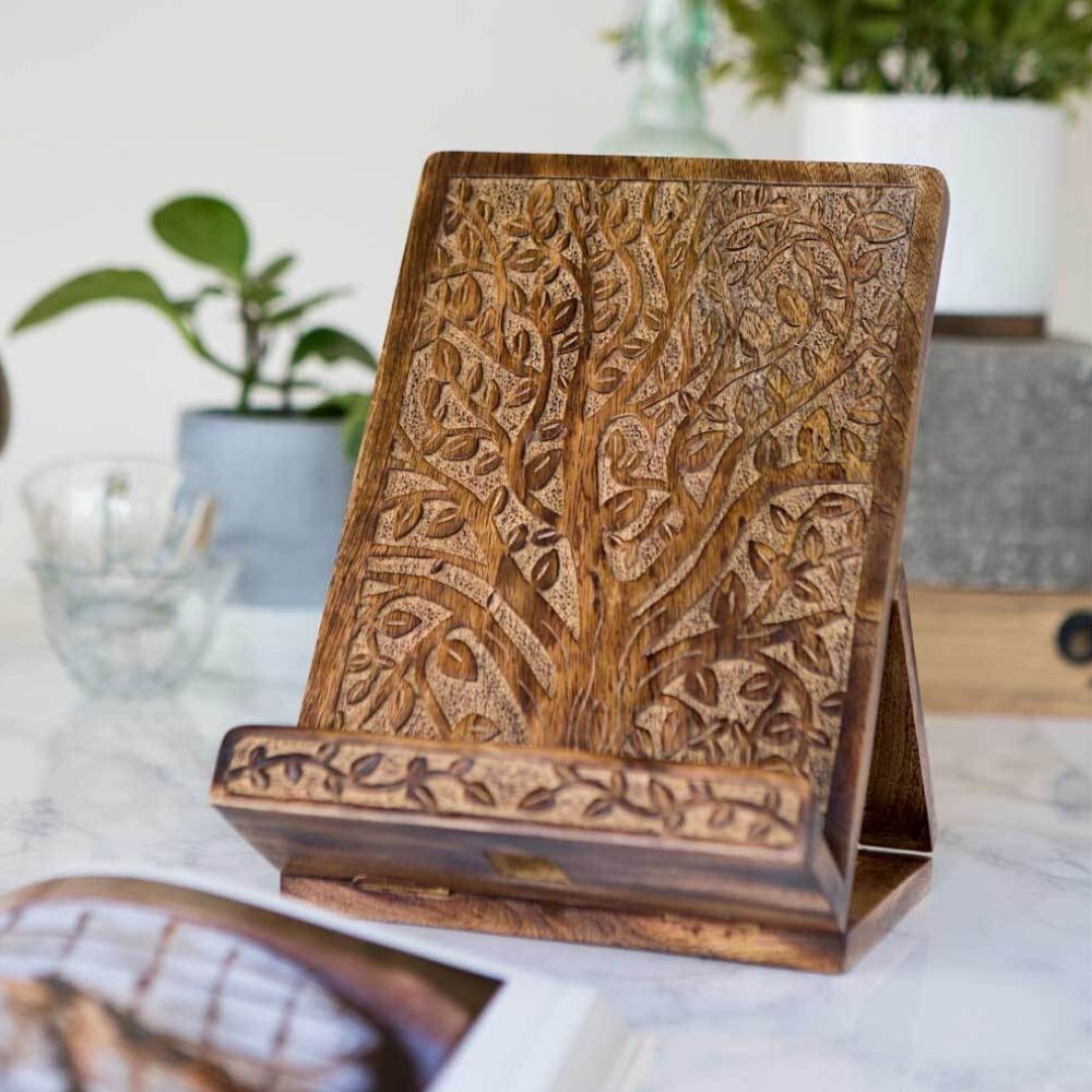 Tablet or Recipe Book Stand - Tree of Life – Zee Bee Market LLC
