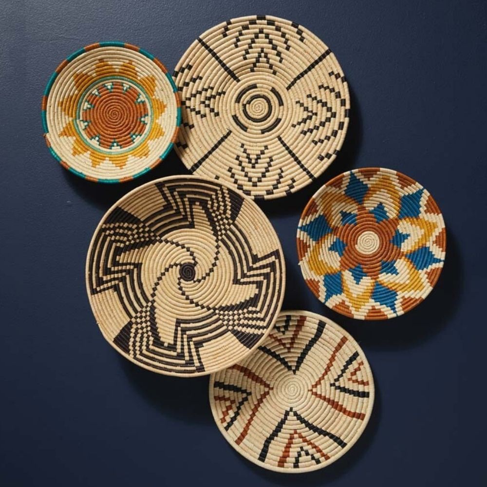 Matope Raffia Basket Plate – Zee Bee Market LLC