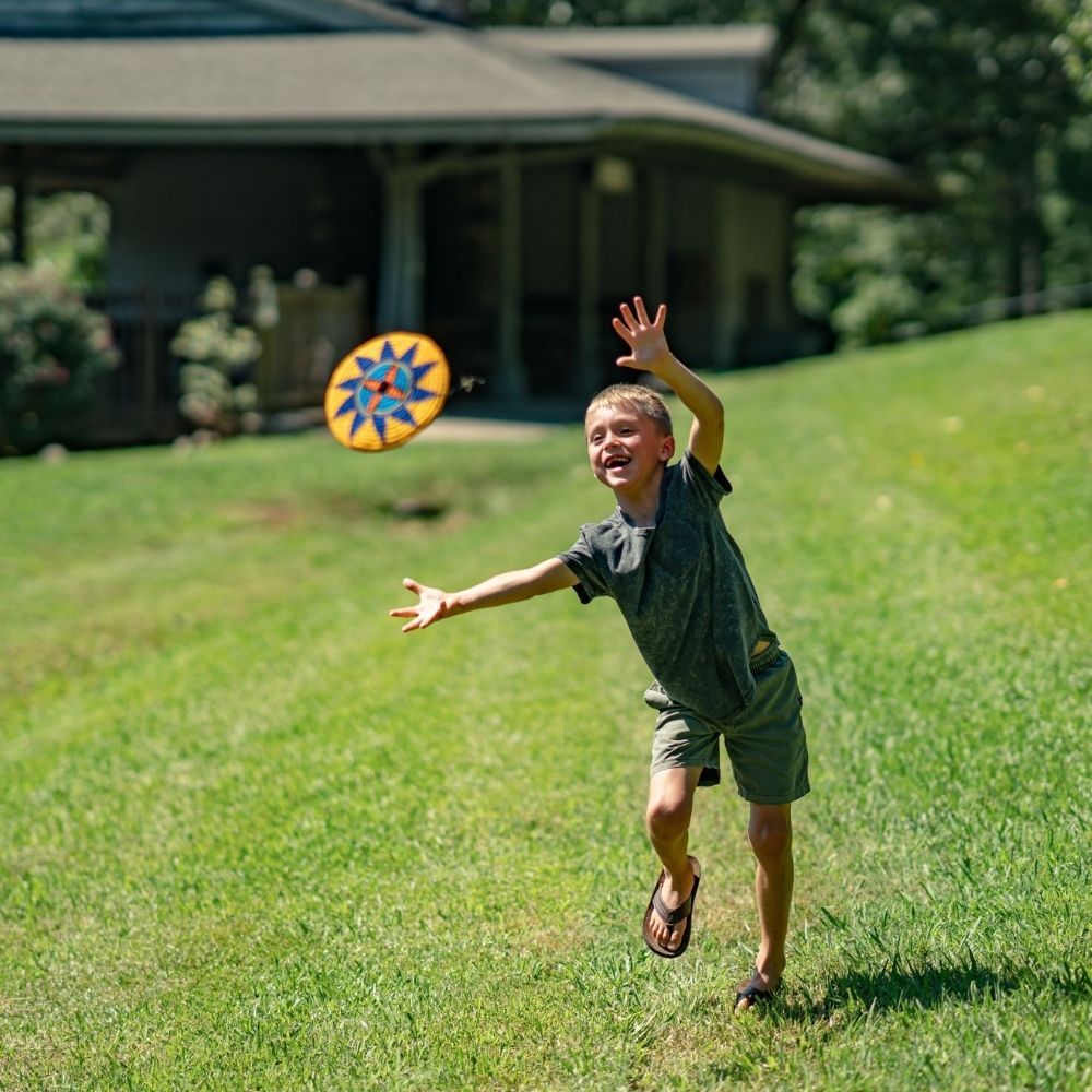 Indoor Hand-Crocheted Frisbee Disc - Atitlan – Zee Bee Market LLC