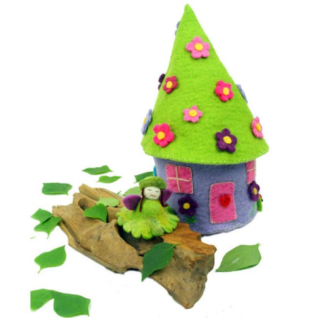 Felted Fairy Purple House – Zee Bee Market LLC