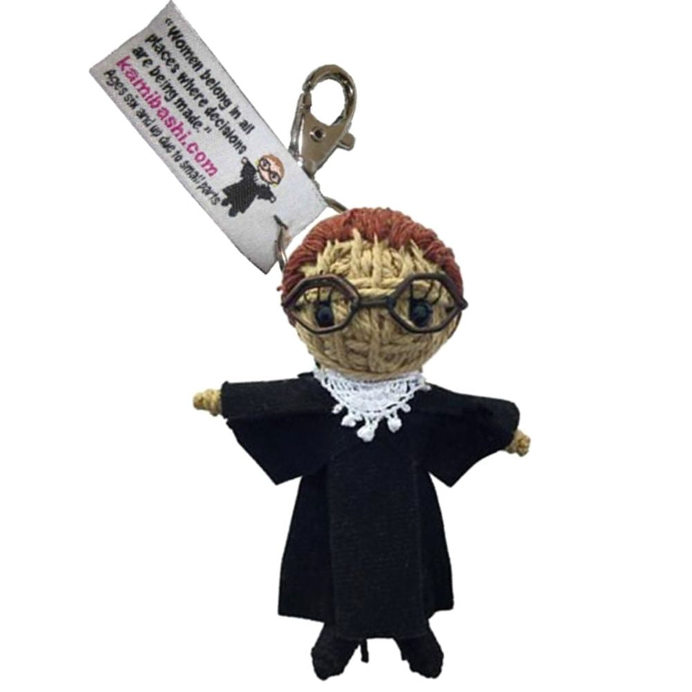 Kamibashi String Doll Keychain - Ruth Bader Ginsberg – Zee Bee Market LLC