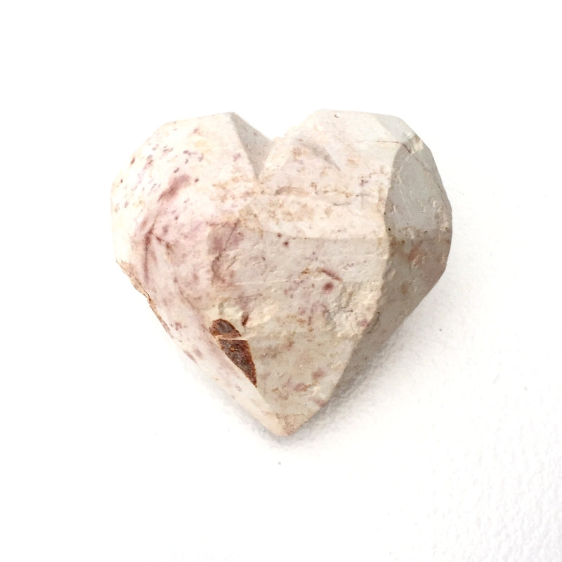 Work in Progress Natural Soapstone Heart – Zee Bee Market LLC