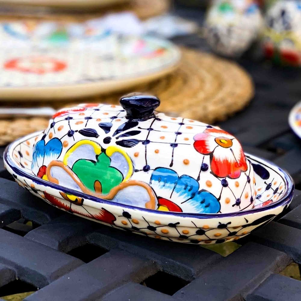 Handmade Pottery Butter Dish – Zee Bee Market LLC