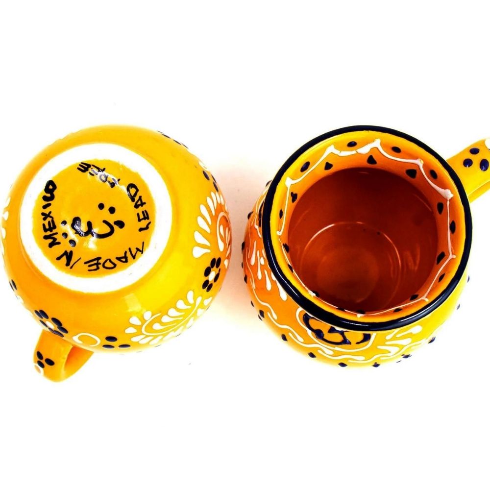 Handmade Pottery Beaker Mango Mug 12oz – Zee Bee Market LLC