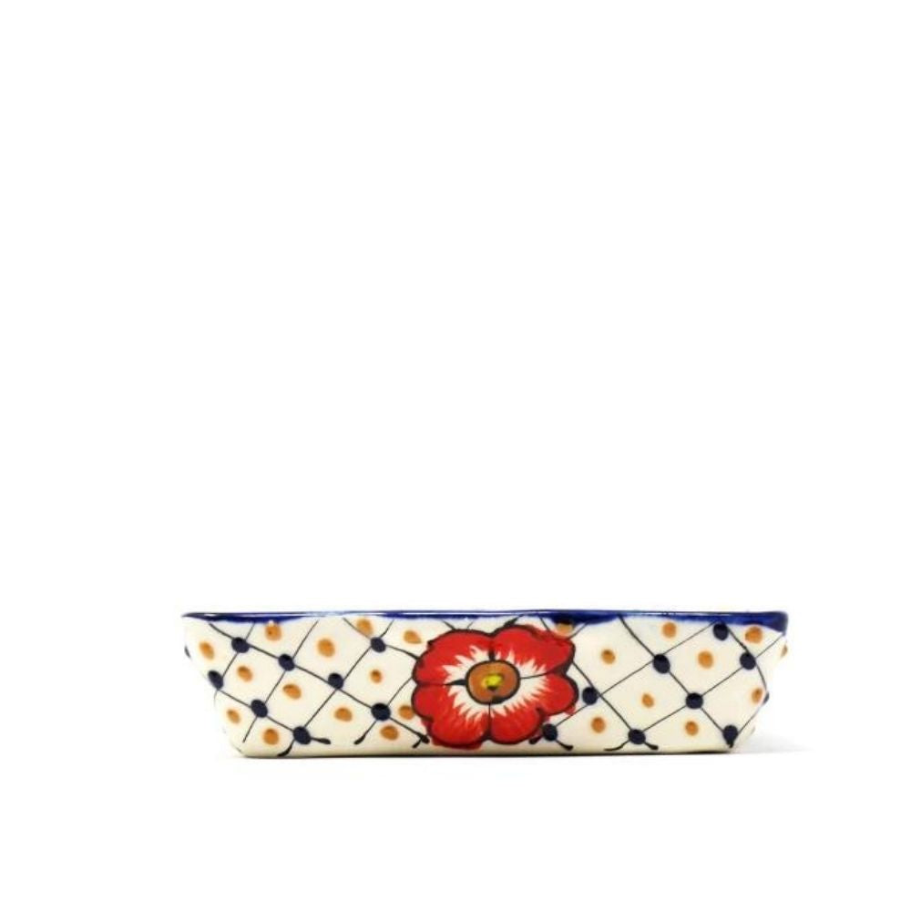 Handmade Pottery 9-inch Divided Serving Platter – Zee Bee Market LLC