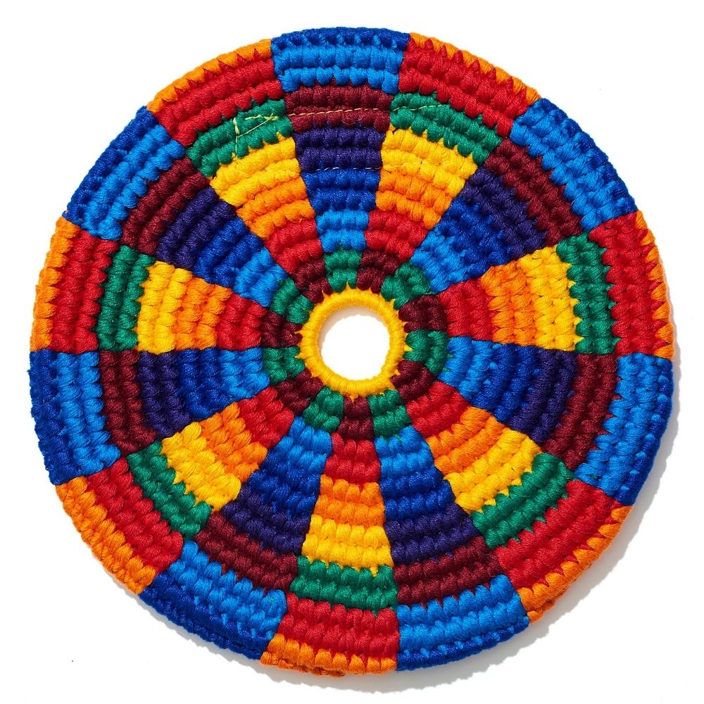 El Grande Hand-Crocheted Frisbee Disc - Caracol – Zee Bee Market LLC