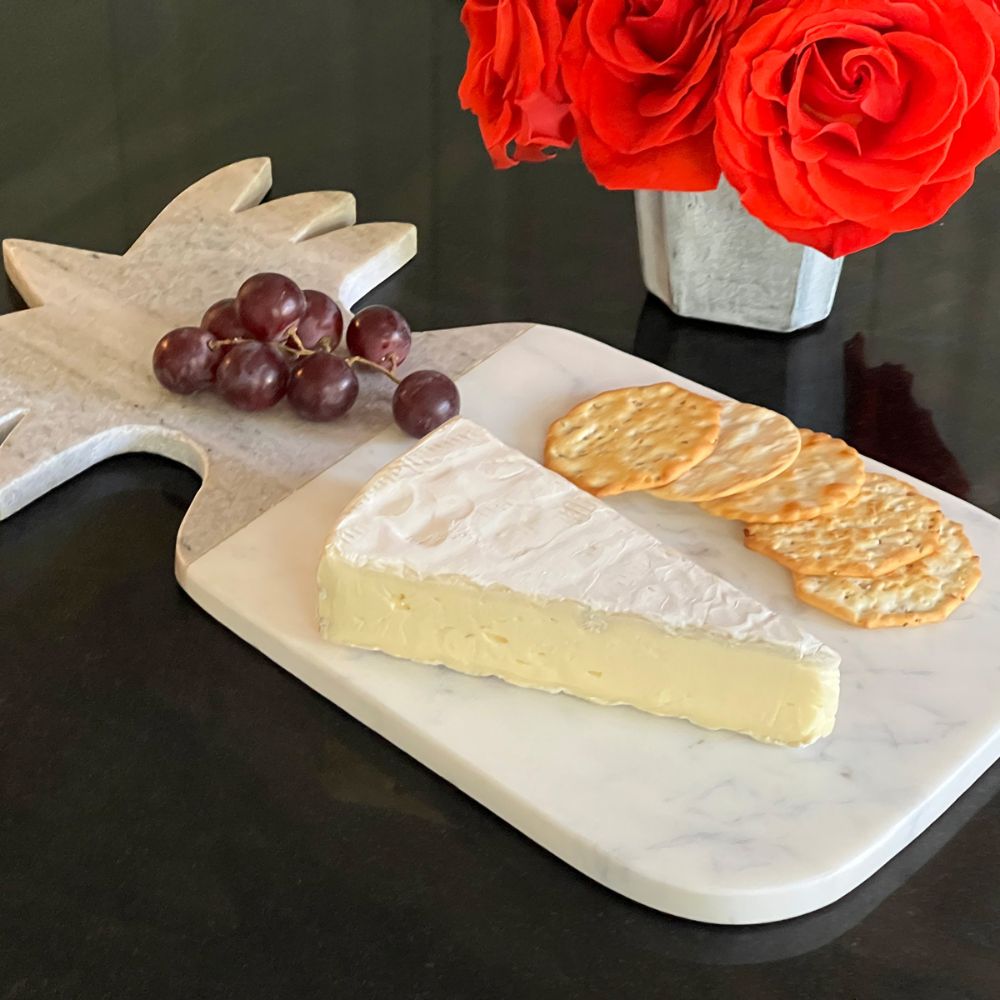 Pineapple Two-tone Marble Cheese Board – Zee Bee Market LLC