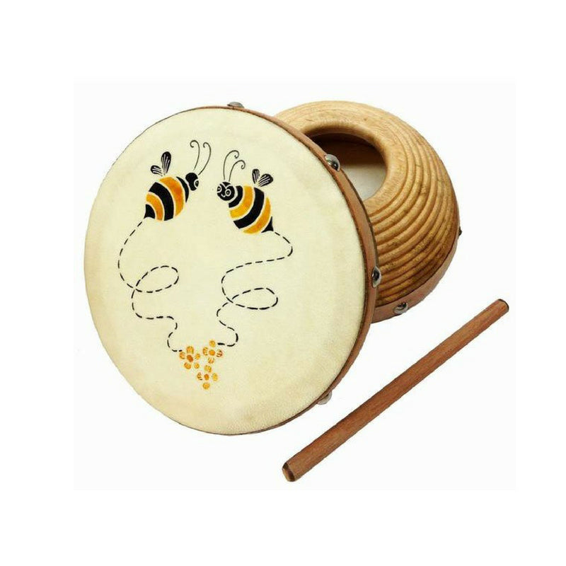 Junior Frame Drum with Stick - Bee Hive – Zee Bee Market LLC