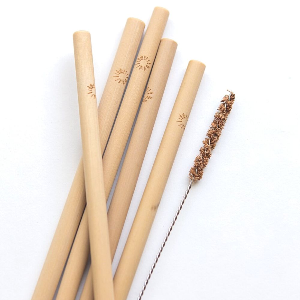 Sustainable Bamboo Straw Set – Zee Bee Market LLC
